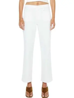 MOTHER The Maven Patch Pocket Straight Leg Jeans - Totally Innocent
