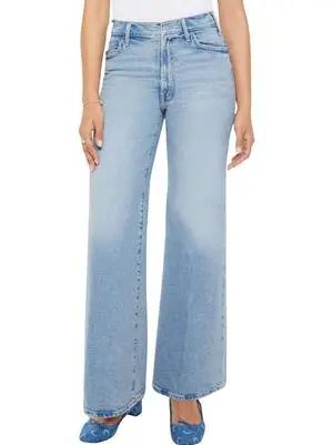 MOTHER Lil' Hustler Roller Sneak Wide Leg Jeans - I Confess
