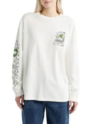 DAMSON MADDER Graphic Organic Cotton Top - Off White