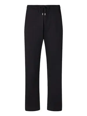 Dries Van Noten Cotton-Jersey Sweatpants Black