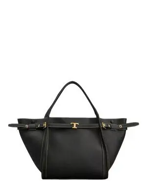 TOD'S Buckled Tote Bag - Black