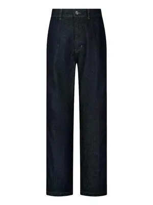 STUDIO TOMBOY Logo-patch Trousers - Blue