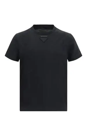 Prada Cotton Logo T-shirt - Black