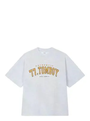 STUDIO TOMBOY Logo-print T-shirt - Grey