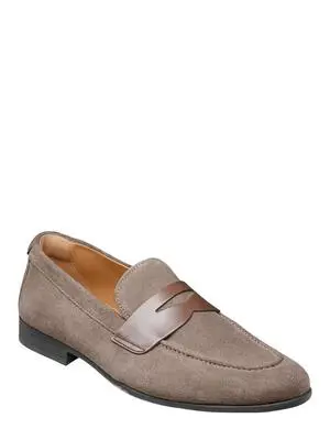 Florsheim Modena Moc-toe Penny Loafer - Gray Suede