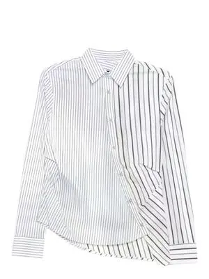 Andersson Bell Twist Stripe Shirt - White