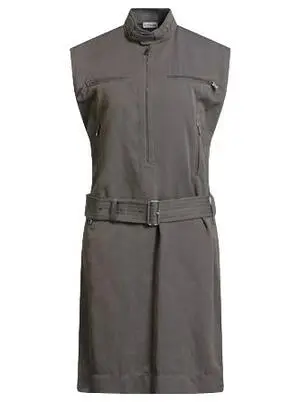 Burberry Midi Flared Dress - Grey