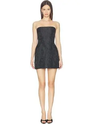 MORE TO COME Chrissie Mini Dress - Black