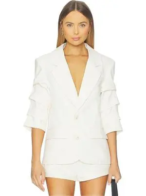 NONCHALANT LABEL Roma Blazer - Vanilla