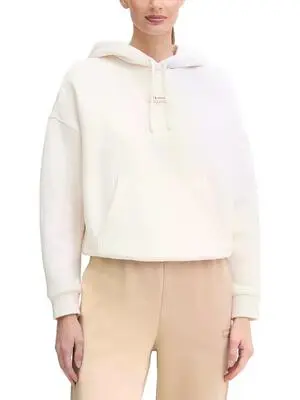 Armani Exchange Logo-patch Hoodie - Neutrals