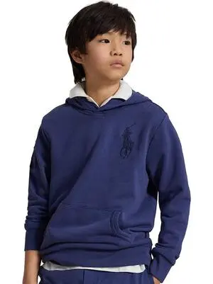 Ralph Lauren Big Pony French Terry Hoodie - Light Navy