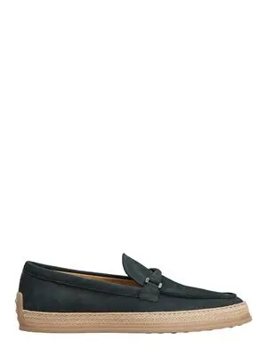 TOD'S Nubuck Loafers - Blue