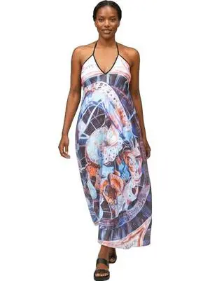 LUNAVERSOUL Ayphyx Ethereal Halter Dress - Multicolor