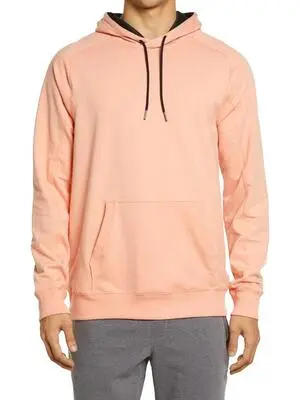 Zella Fleece Hoodie - Coral Shrimp Melange