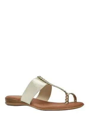 Andre Assous Neo Toe Loop Sandal Platino