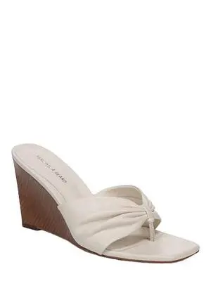 Veronica Beard Tullia Wedge Sandal Ecru