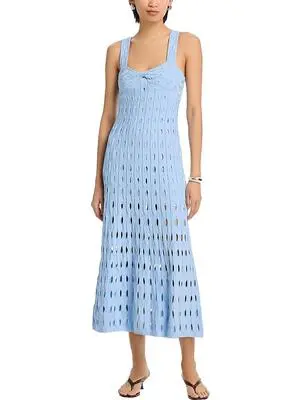 Simkhai Christi Knit Midi Dress - Tidepool