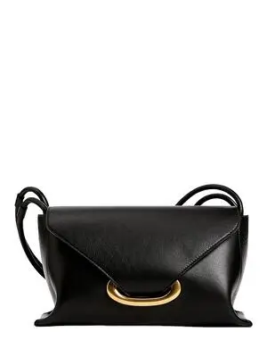 WANDLER Veneto Leather Shoulder Bag - Black
