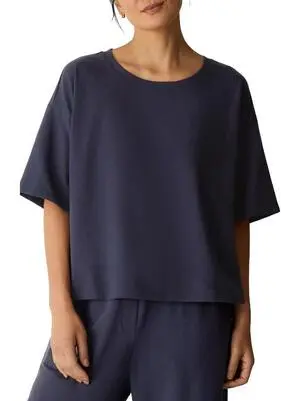 Eileen Fisher Boxy Crewneck T-shirt - Ink