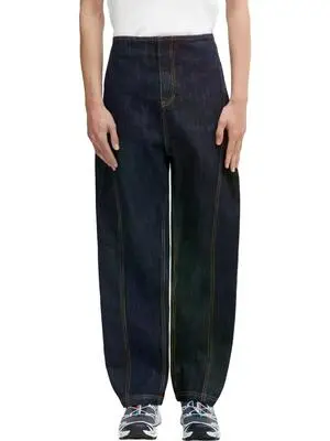 ADER ERROR Topstitch Jeans - Blue