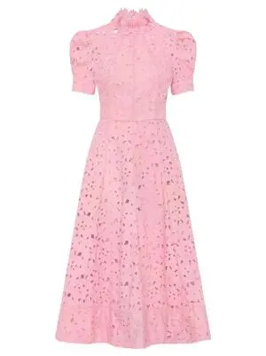 Rebecca Vallance Kitsu High-neck Midi Dress - Pink