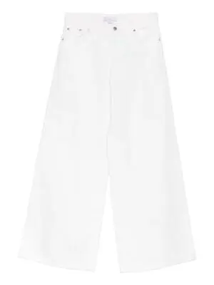 Stella McCartney Wide-leg Jeans - White