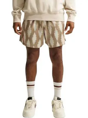 Nike Sportswear Club Mesh Flow Shorts - Parachute Beige/orange Frost