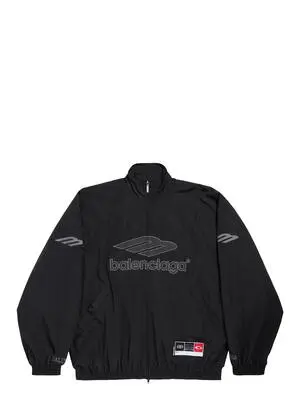 Balenciaga 3b Football Tracksuit Jacket - Black