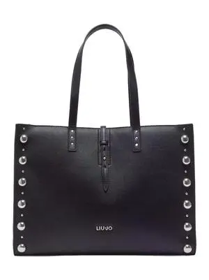 Liu Jo Stud-embellished Tote Bag - Black