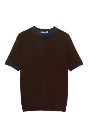 Prada Short-sleeve Sweater - Brown