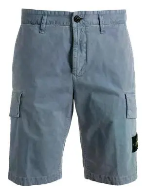 Stone Island Cargo Pocket Shorts - Blue