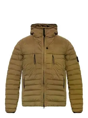 Stone Island Hooded Padded Jacket - Green