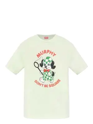 Kenzo Graphic-print T-shirt - Neutrals