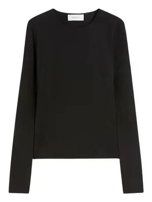 Sportmax Long-sleeved Sweater - Black