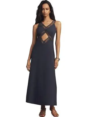 4TH & RECKLESS Briany Cutout Maxi Dress - Navy