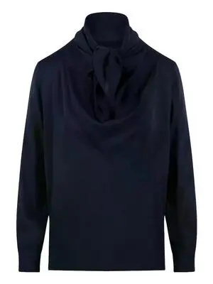 Max Mara Tie-neck Blouse - Blue