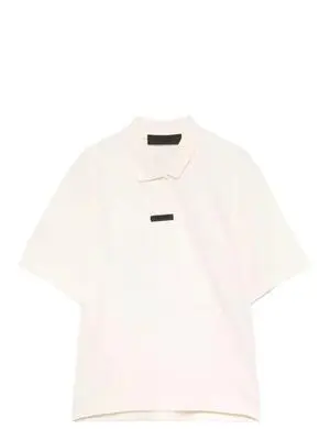 Fear Of God Piqué Cropped Polo Top - Neutrals