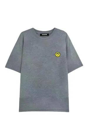 BARROW Smiley-face T-shirt - Grey
