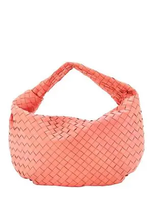 Bottega Veneta Jodie Intrecciato Nappa Medium Hobo Bag - Pink