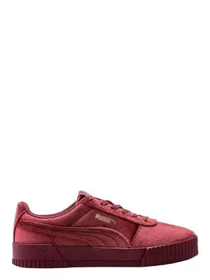 PUMA Carina Velvet Sneakers - Red