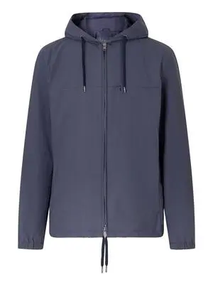 Herno Shell Hooded Jacket - Blue