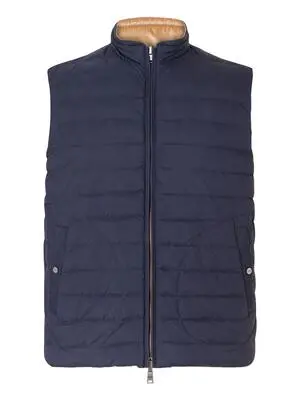 Herno Reversible Quilted Down Gilet - Blue