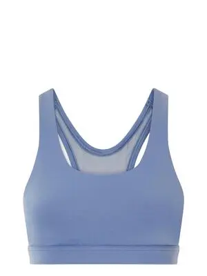 Lululemon Wunder Train Mesh-back Everlux™ Bra Medium Support, B/c Cup - Blue