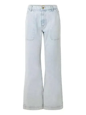 SANDERLAK Flared Jeans Light Blue