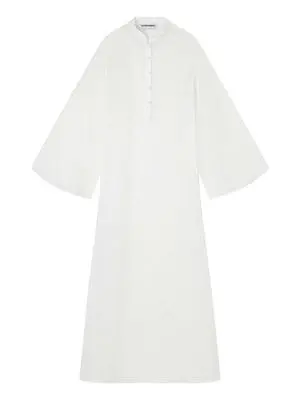CRISTIANO MARCHELI Bianca Swiss-dot Organza Coverup - White