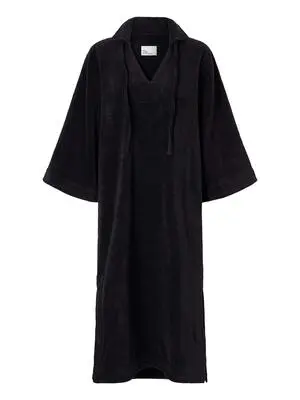 Lisa Marie Fernandez Cotton-terry Kaftan - Black