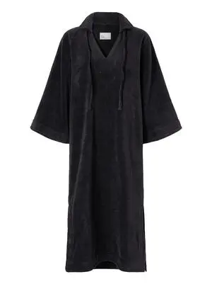 Lisa Marie Fernandez Cotton-terry Kaftan - Black