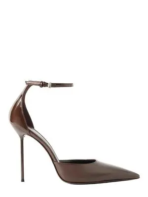 Paris Texas Paris Texas Lidia 105 Patent Leather Pumps Chocolate