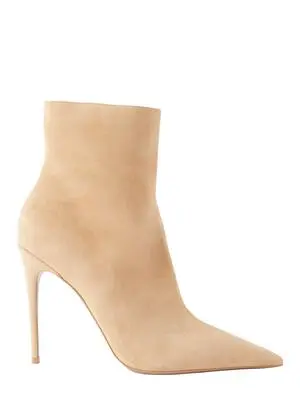 Paris Texas Paris Texas Vera 85 Suede Ankle Boots Beige