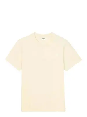 Sandro T-shirt With Heart Patch - Yellow